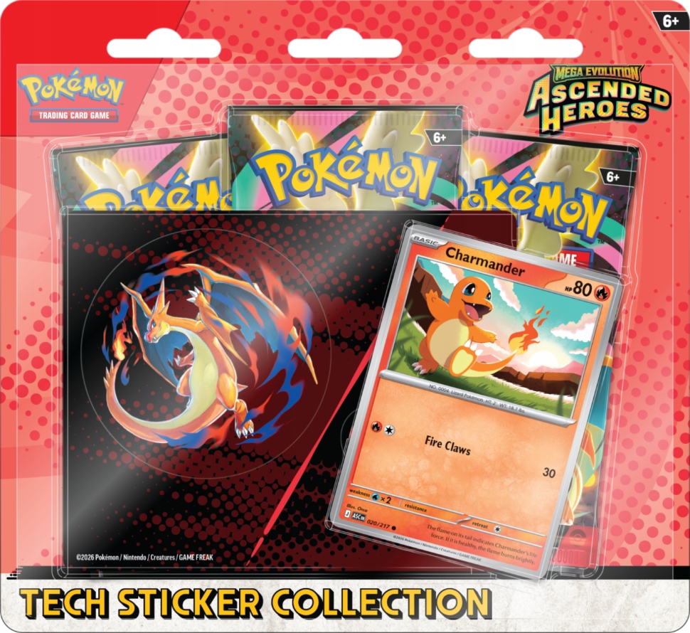 POKÉMON TCG MEGA EVOLUTION ASCENDED HEROES CHARMANDER/MEGA CHARIZARD Y ...