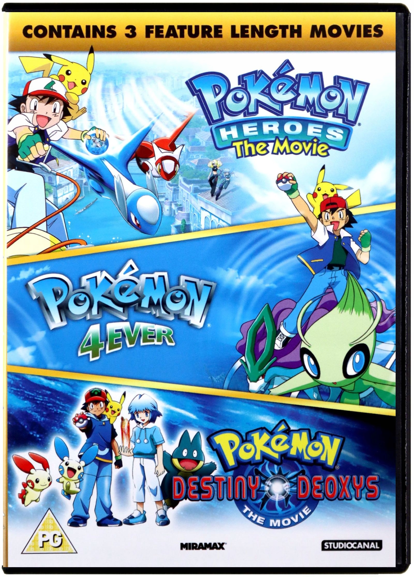 Pokemon Triple Movie Collection płyta DVD 17186723620 - Sklepy, Opinie ...