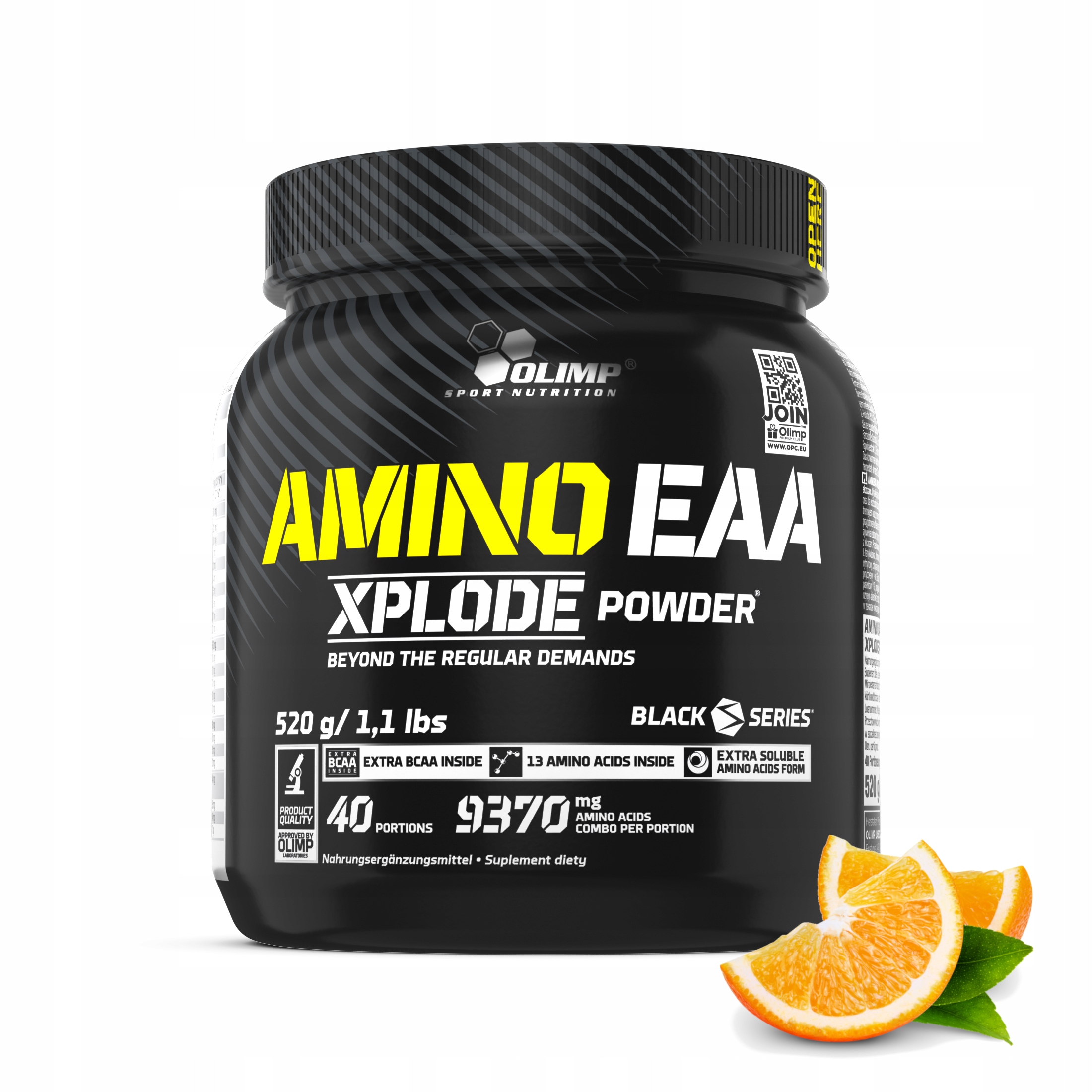 Olimp AMINO EAA Xplode POWDER 520g BCAA Aminokwasy Regeneracja Pomarańcza - 5901330062896 ...