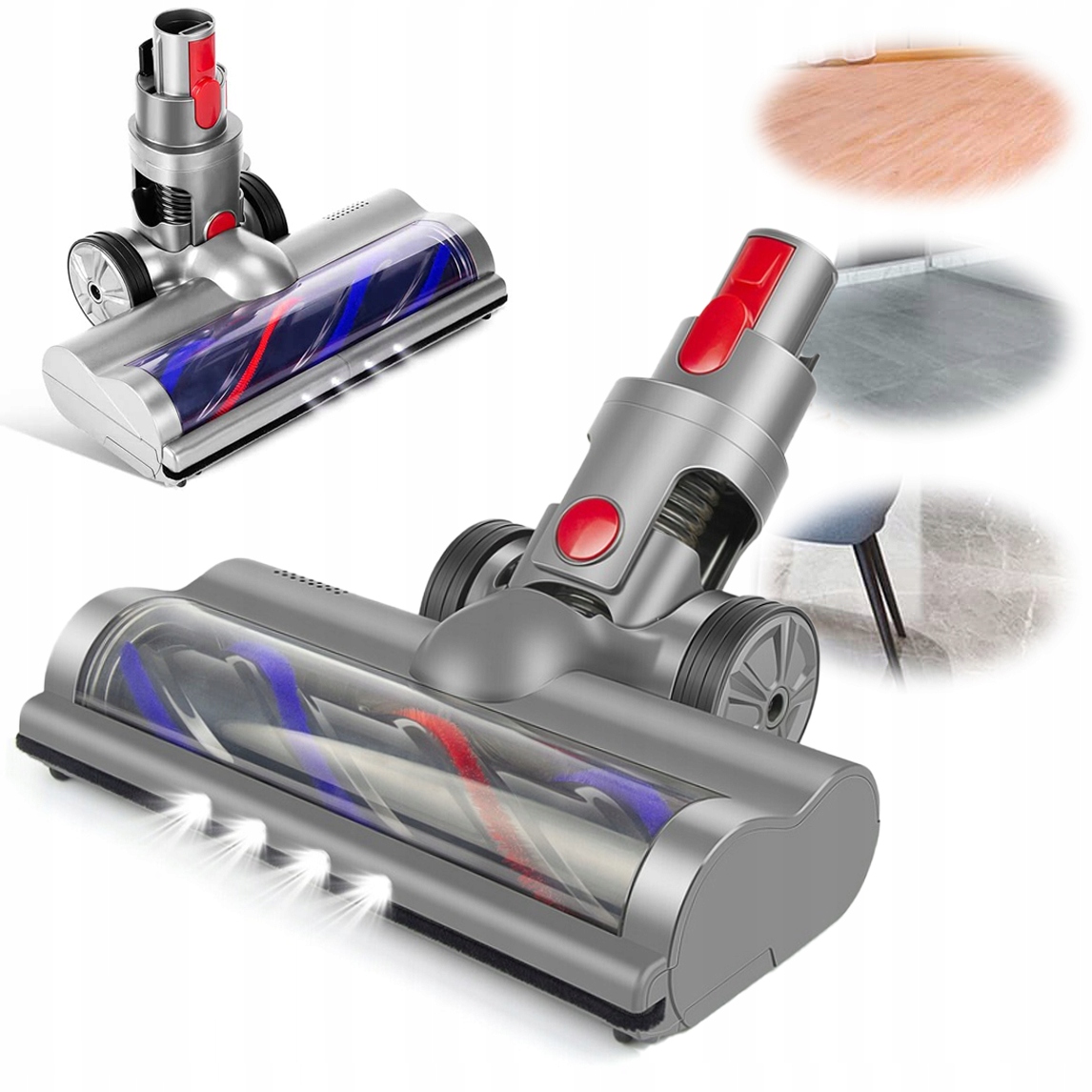 Szczotka Dyson V7/8/10/11 miękka rolkowa z LED - Sklep, Opinie, Cena w Allegro