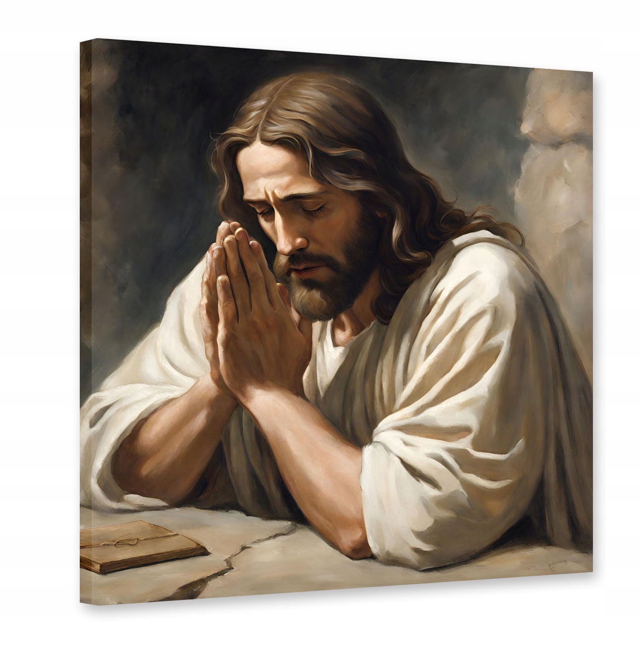 OBRAZ JEZUS MODLĄCY SIĘ 80x80 OBRAZ RELIGIJNY • Cena, Opinie • Obrazy ...