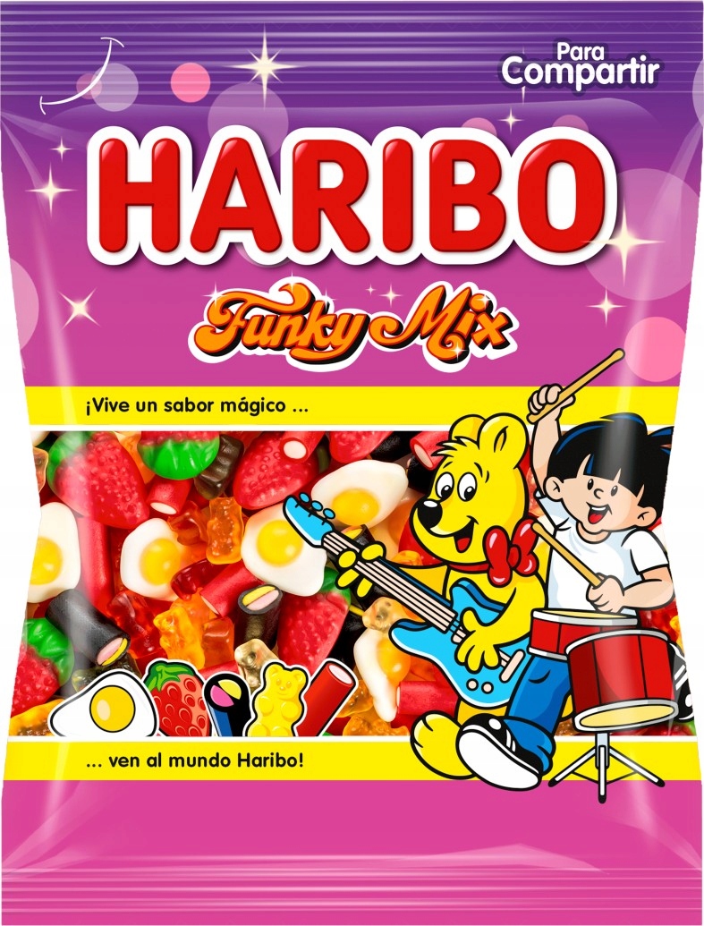 Żelki Funky Mix Haribo 100 g - porównaj ceny - Allegro.pl