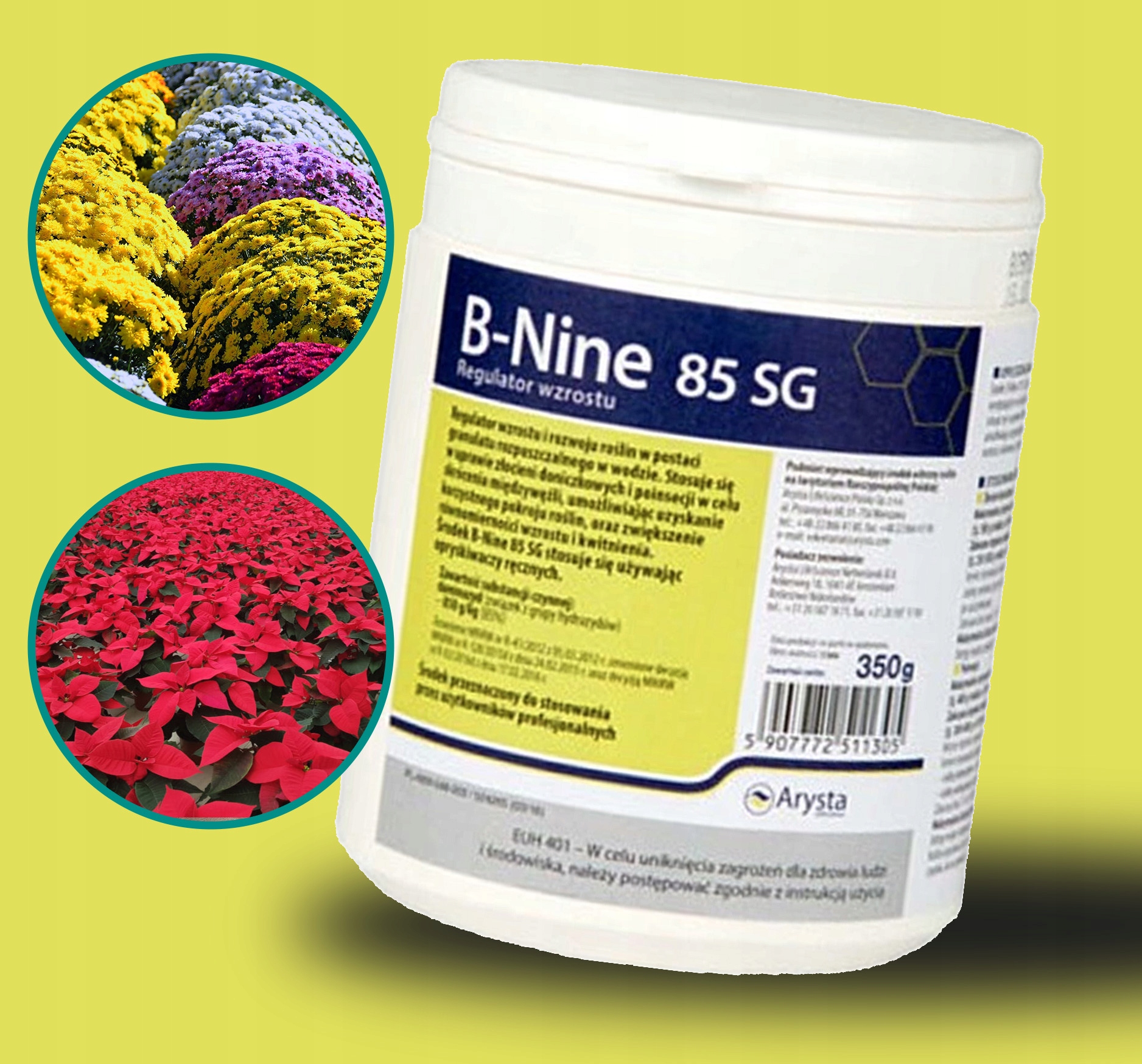 B-NINE 85SG 350g regulator wzrostu złocień poinsec (5907772511305 ...