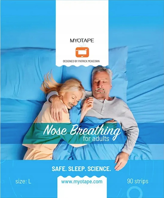 Plastry Myotape dla dorosłych L taśmy na usta E-book GRATIS chrapanie (0733968433954) • Cena ...