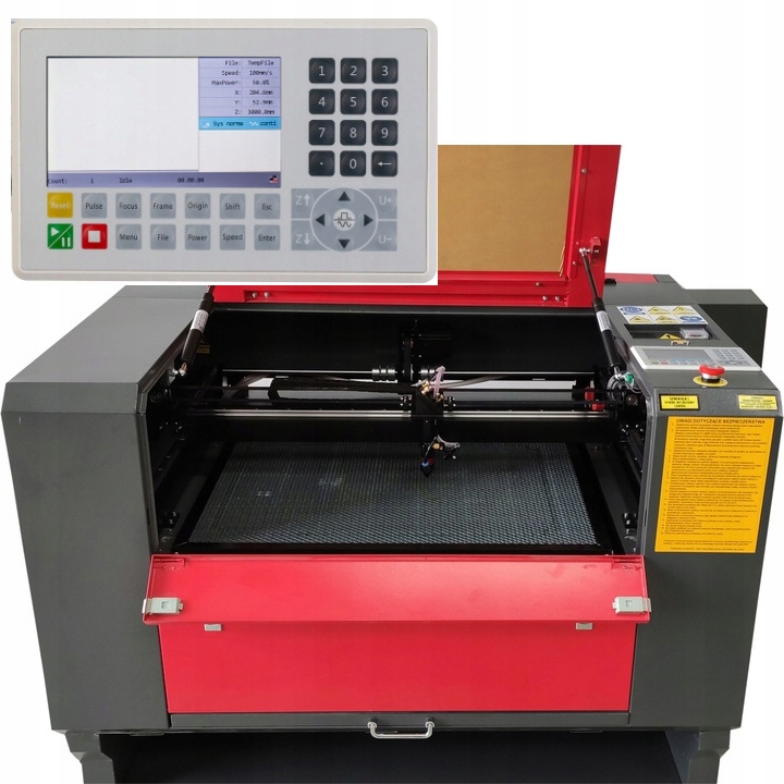 PLOTER LASEROWY CO2 1080 60W RDWorks RUIDA PREMIUM CW-3000 (5905741070198) • Cena, Opinie ...