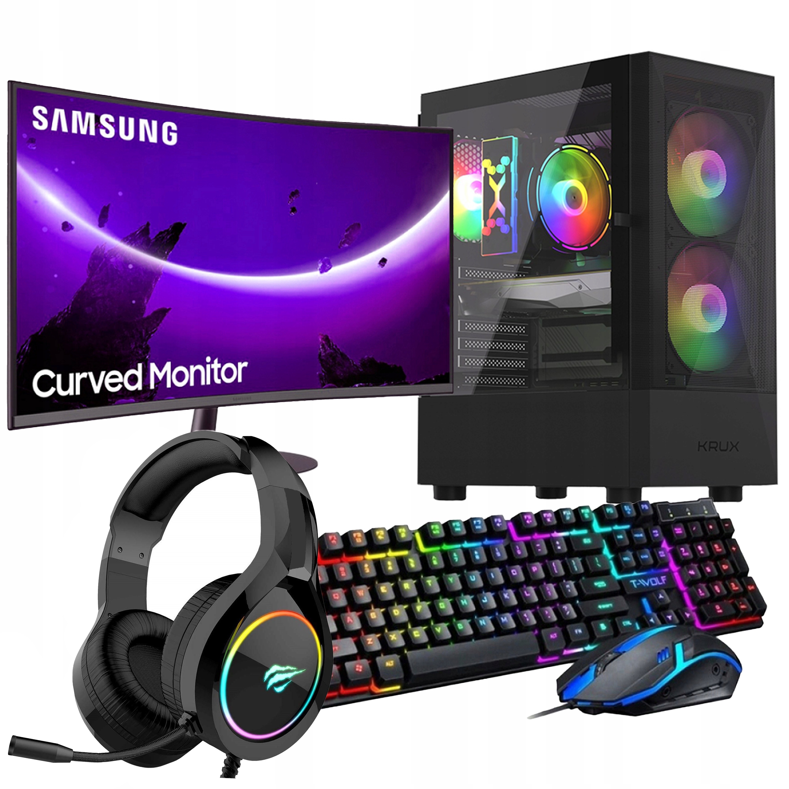 ZESTAW KOMPUTER GAMINGOWY PC AMD RYZEN 7|RTX 4070 TI|1TB nVME|32GB RAM ...