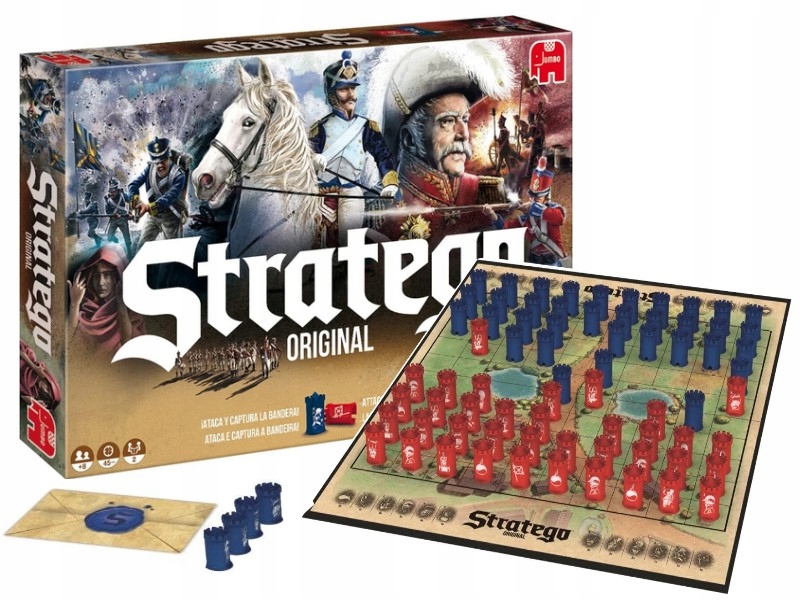 Stratego Original Gra Planszowa Strategiczna Towarzyska Rodzinna - Stan: nowy 112,89 zł - Sklepy ...