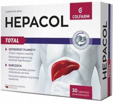 Colfarm Hepacol Total suplement diety 30 tabletek (5901130354917 ...