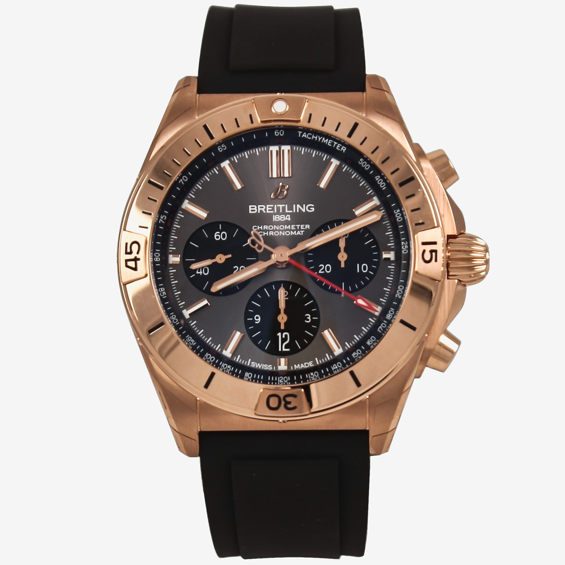 Złoty zegarek Breitling Chronomat B01 • Cena, Opinie • Męskie ...