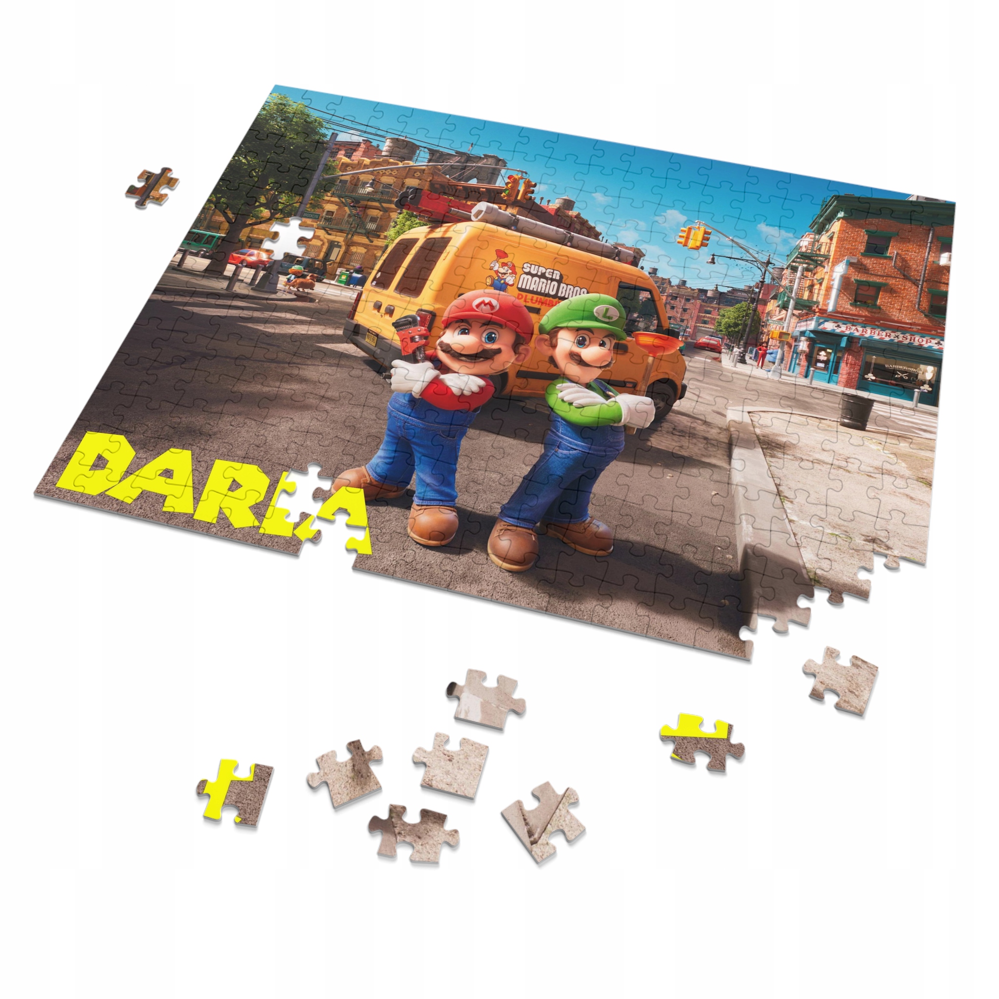 Puzzle + IMIĘ + pudełko SUPER MARIO BROS A3 252el 13559613473 - Allegro.pl Puzzle + IMIĘ + pudełko SUPER MARIO BROS A3 252el 13559613473 - Allegro.pl