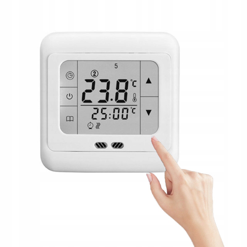 PROGRAMOVATELNÝ DIGITÁLNÍ TERMOSTAT S DOTYKOVÝM DISPLEJEM za 414 Kč ...