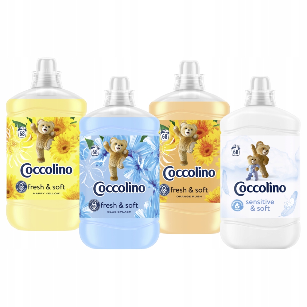 COCCOLINO PŁYNY DO PŁUKANIA SOFT & FRESH MIX 4X1700ML 14476807006 ...