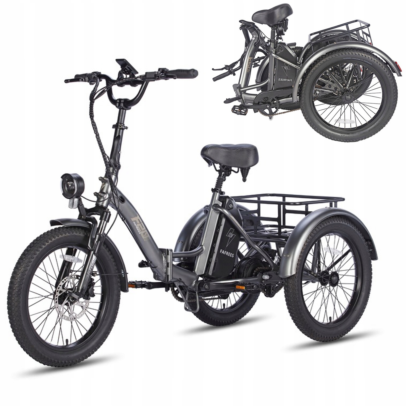 Fafrees F20 Mate Trójkołowy rower elektryczny dla dorosłych 750 W 25 km ...
