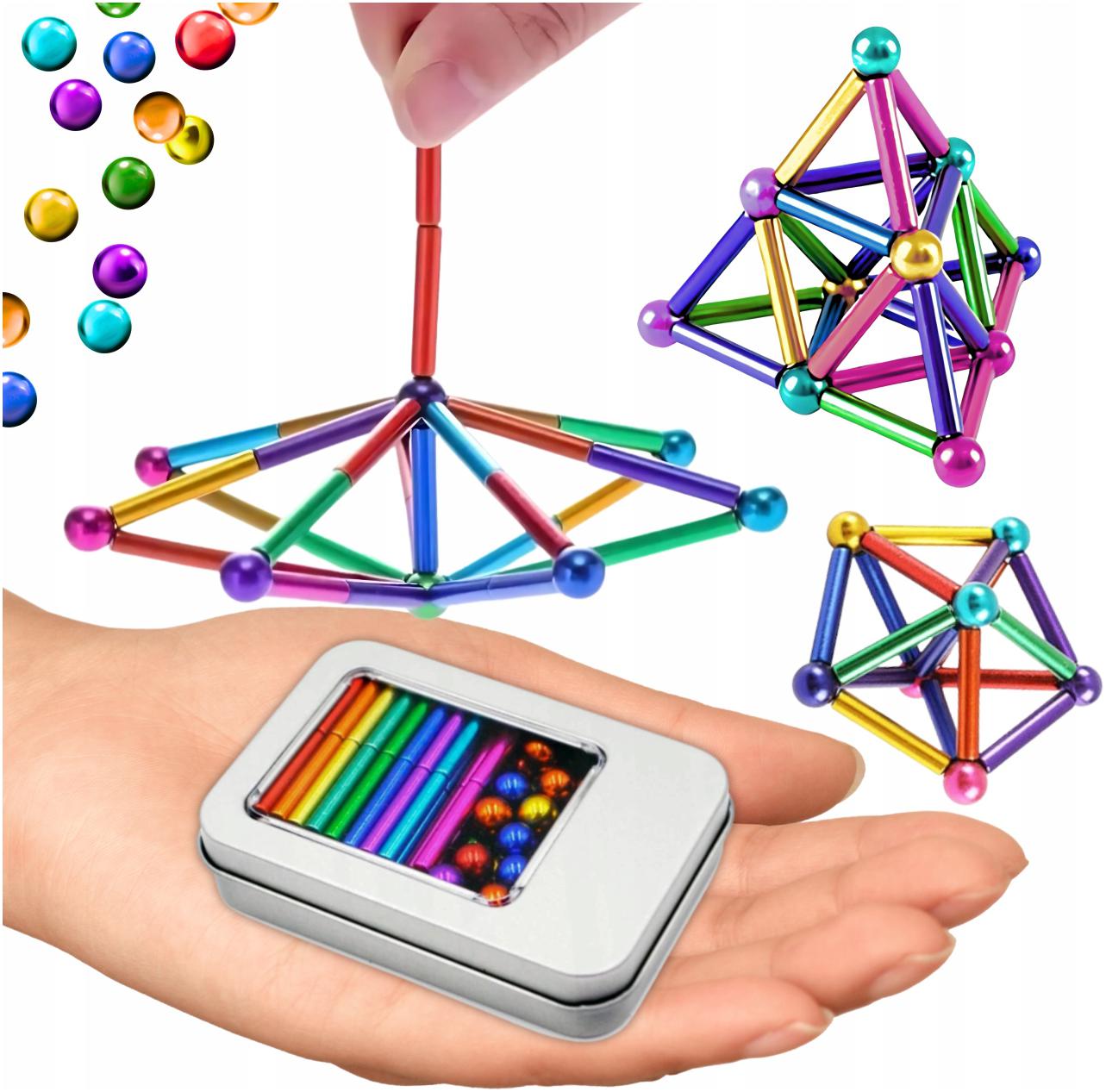 Kulki Magnetyczne 80 Szt - Niska cena na Allegro