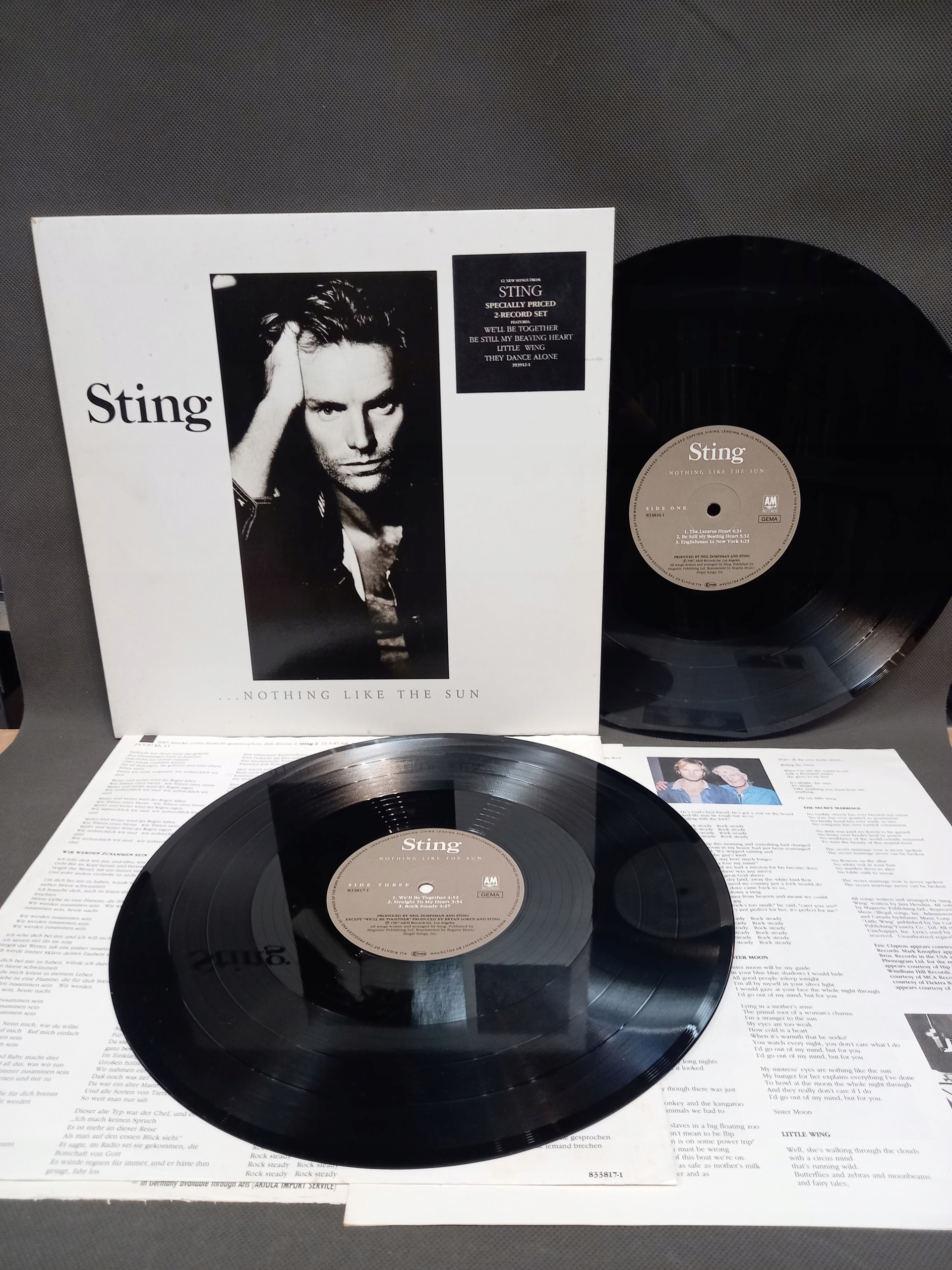 Sting -nothing like the sun 2lp Winyl - porównaj ceny - Allegro.pl