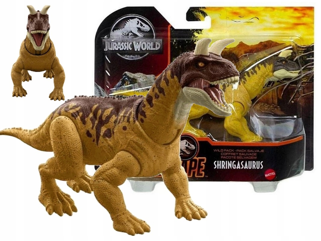 Figurka Mattel Jurassic World dinozaur shringasaurus ruchoma fig ...