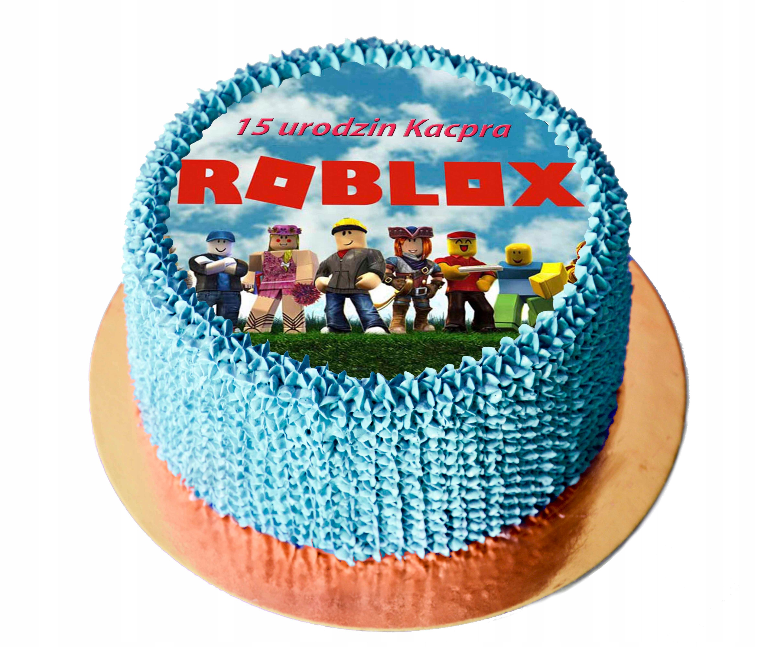 Roblox Opłatek na Tort Gruby Premium • Cena, Opinie • Dekoracje tortów ...
