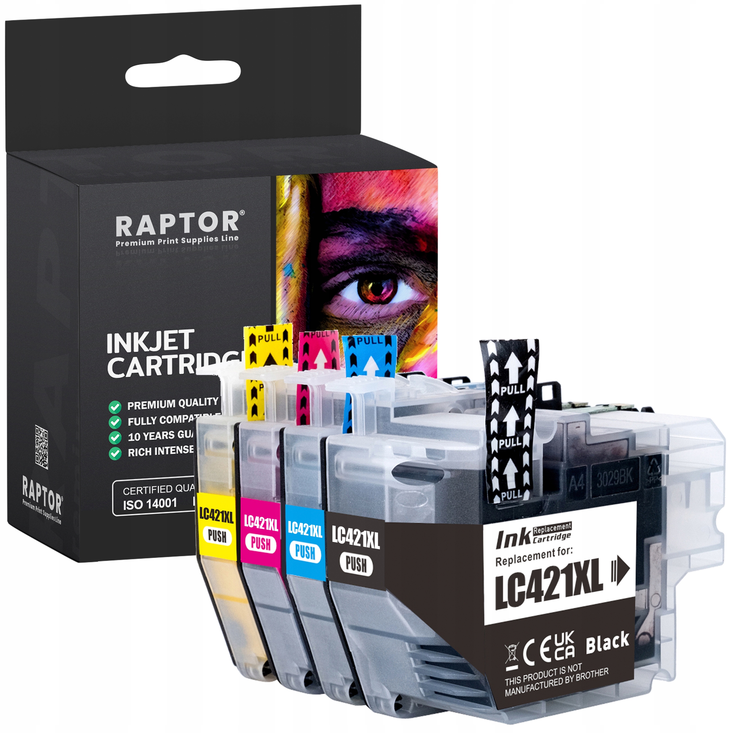 TUSZE DO BROTHER DCP-J1050DW DCP-J1140DW MFC-J1010DW LC421 XL - Sklep ...