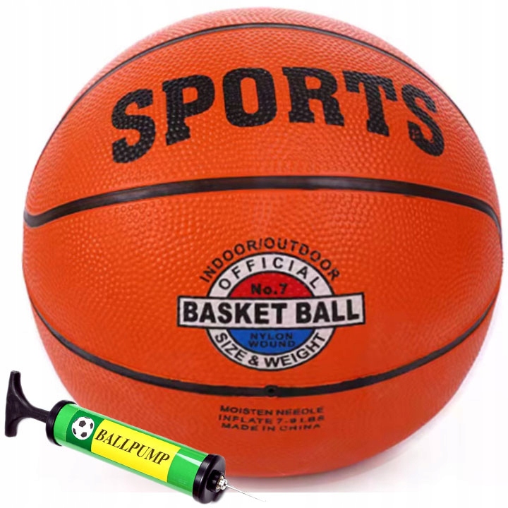 Piłka koszowa Madej Sports do koszykówki sportowa rekreacyjna R. 7 ...