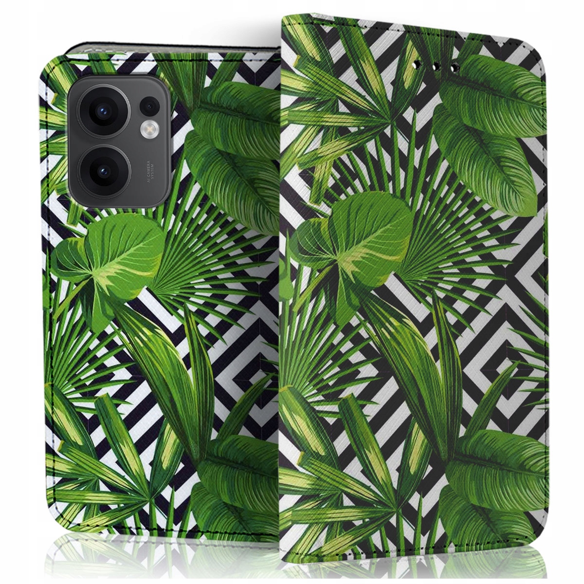 FLIP TOK OPPO RENO 13F 13FS 5G TELEFONHOZ TOK + ÜVEG za 4170.00HUF-ért ...