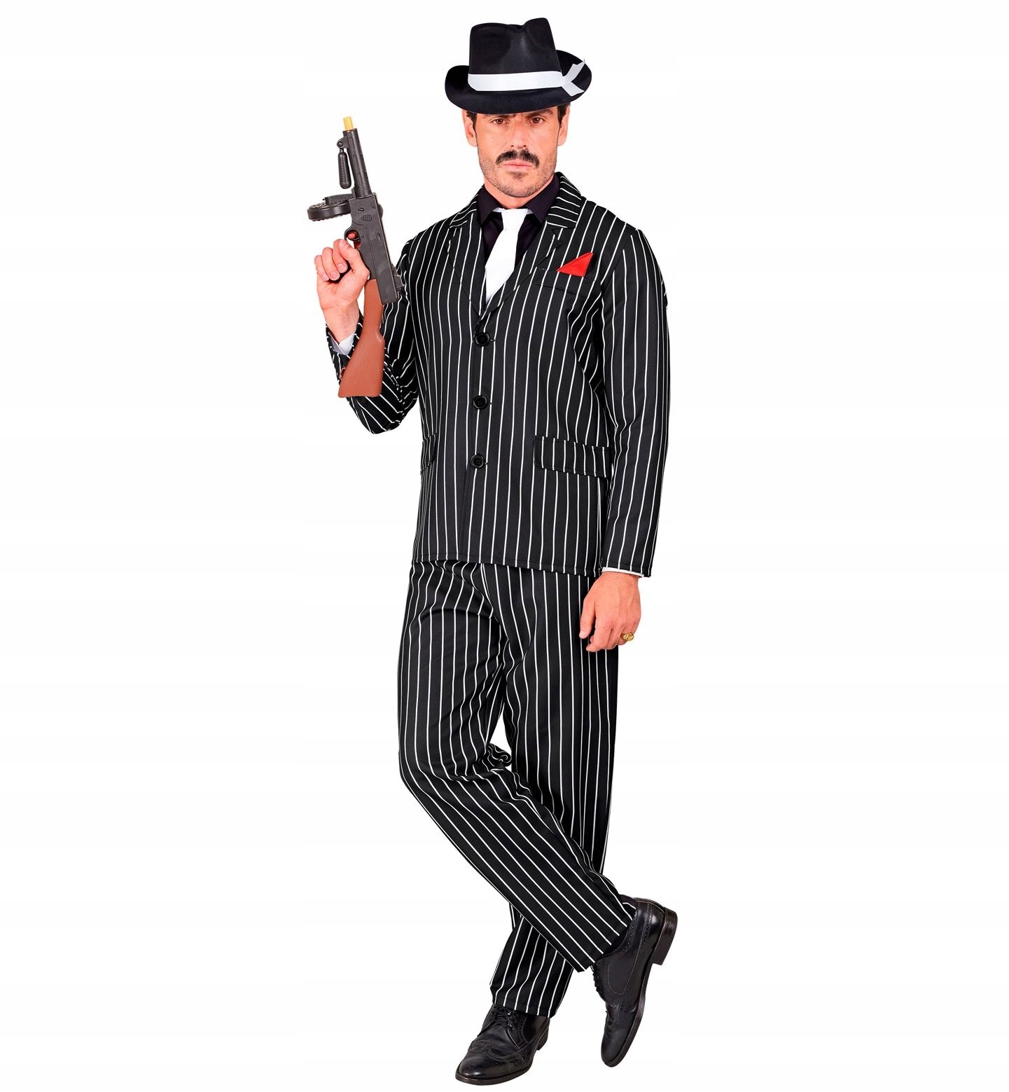 Kostým Gangsterův oblek Gangster al Capone Retro Roky 20' 20 40 40' vel ...