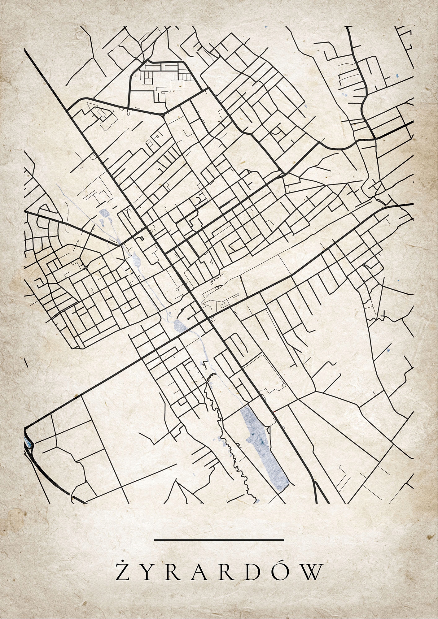 Plakat Mapy style bez ramy 40 x 60 cm • Cena, Opinie • Plakaty ...