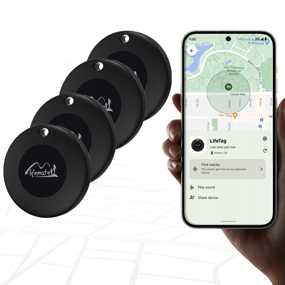 4x - Lokalizator GPS Tracker AirTag SmarTag ANDROID Samsung Motorola ...