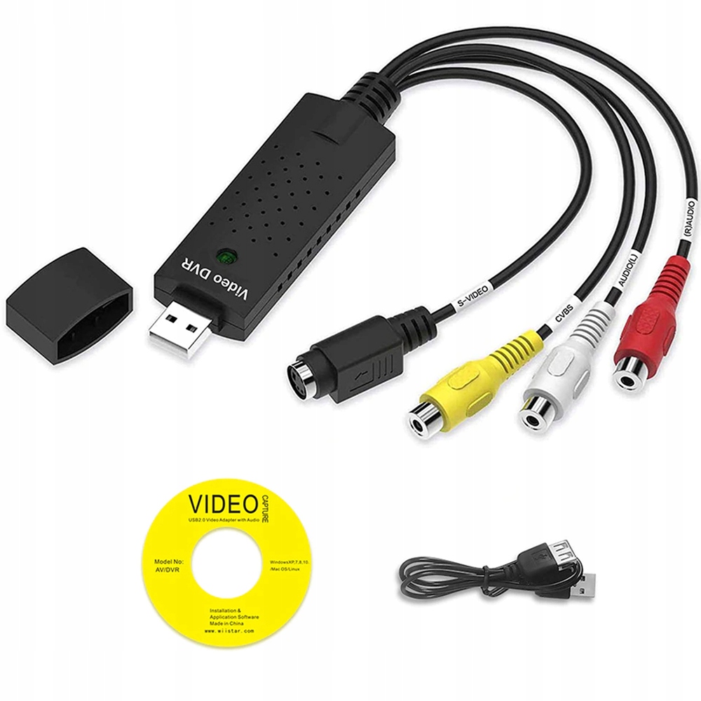 VIDEO GRABBER ZGRYWANIE Z VHS PRZEGRYWANIE DVD CD - Sklep, Opinie, Cena ...