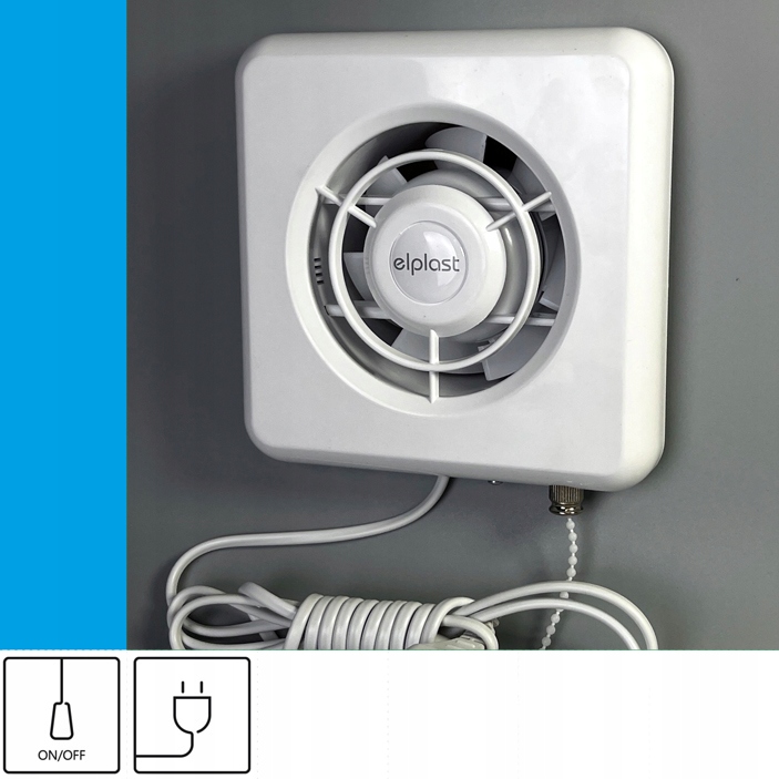 Wentylator łazienkowy ELPlast Classic 100 mm • Cena, Opinie - Allegro