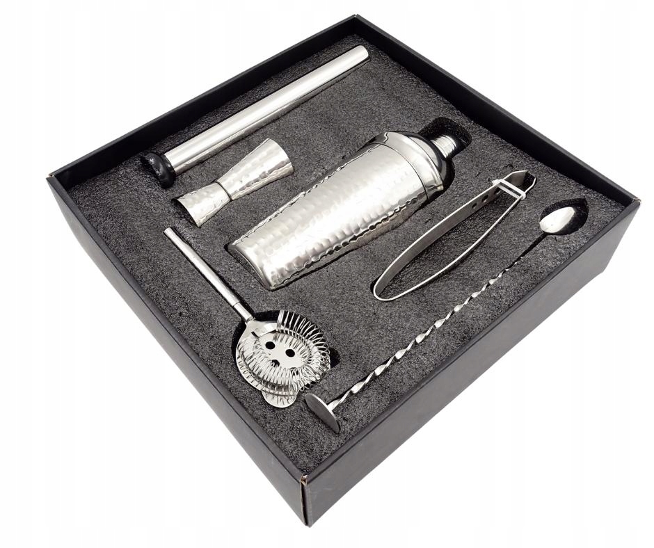 Zestaw barmański Steel 6 elementów - porównaj ceny - Allegro.pl