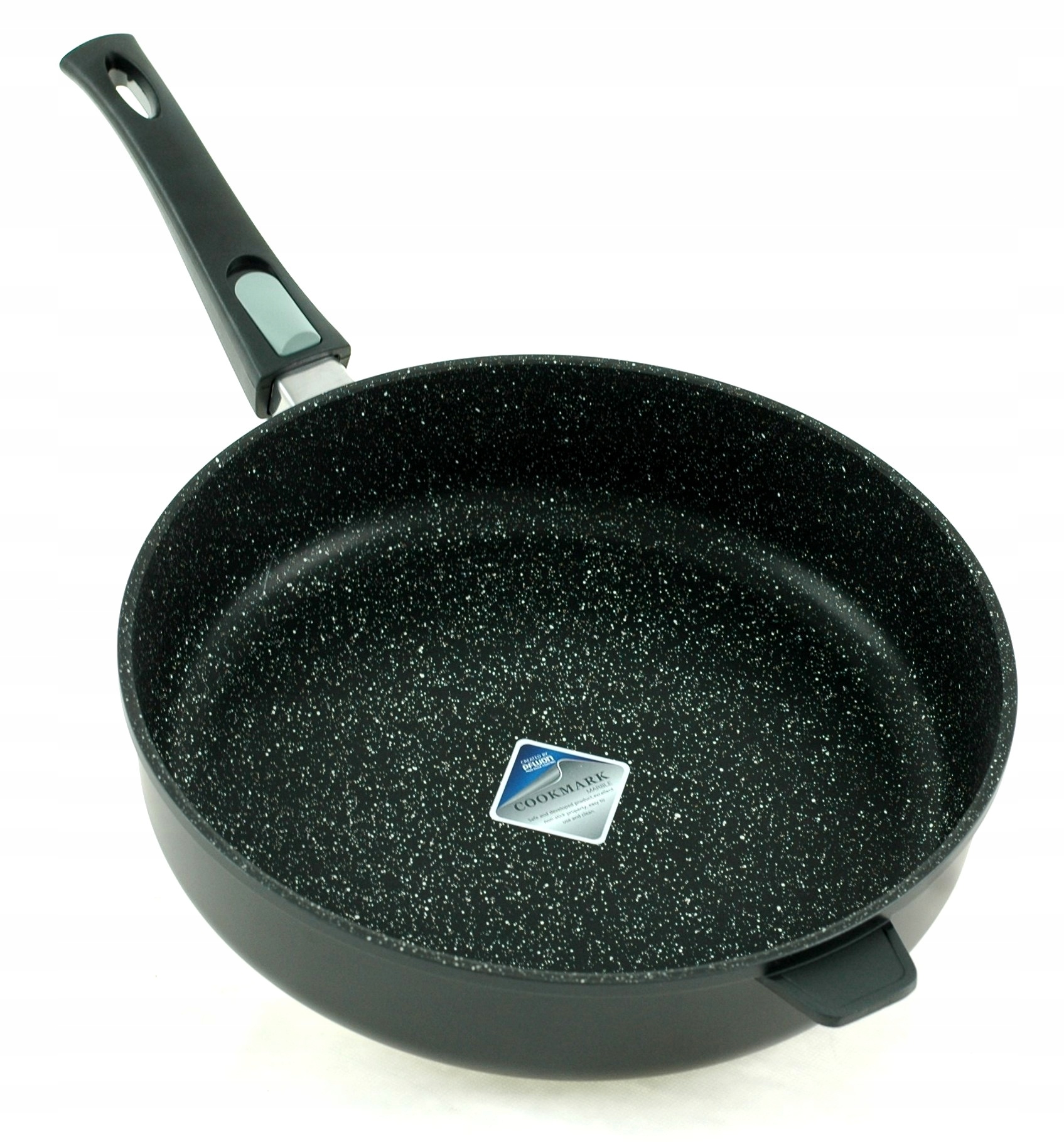 Patelnia tradycyjna Oscar Cook Marble 28 cm ceramiczna • Opinie - Allegro