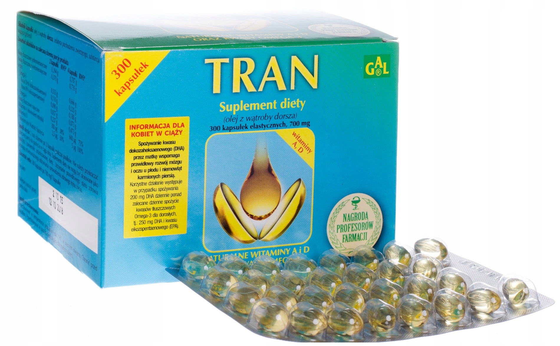 TRAN Z DORSZA *300 KAPS.(POLSKI) /GAL MEGA PAKA! (5907501110021) • Cena ...