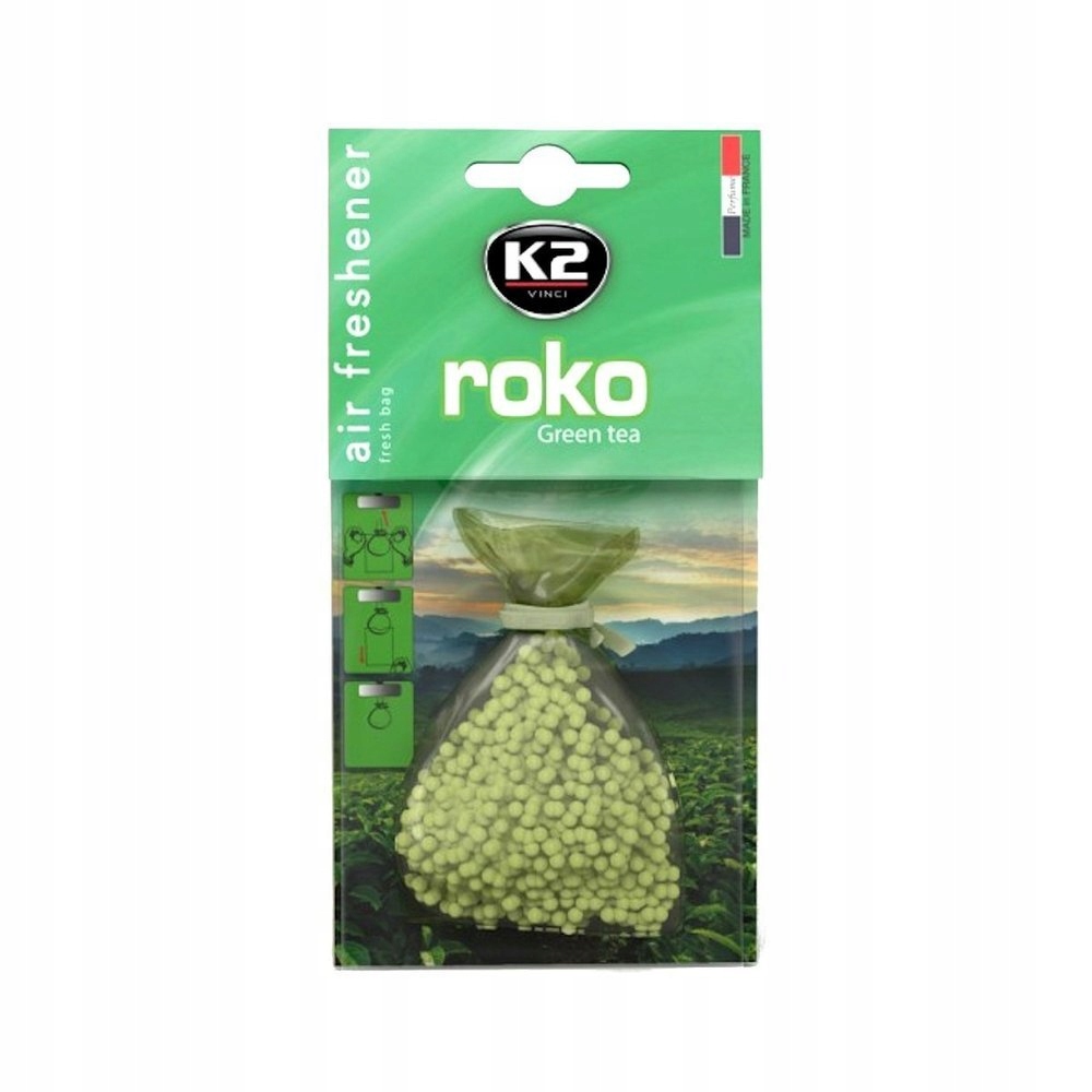 K2 zapach samochodowy ROKO zielona herbata woreczek 5906534012395 za 6 ...