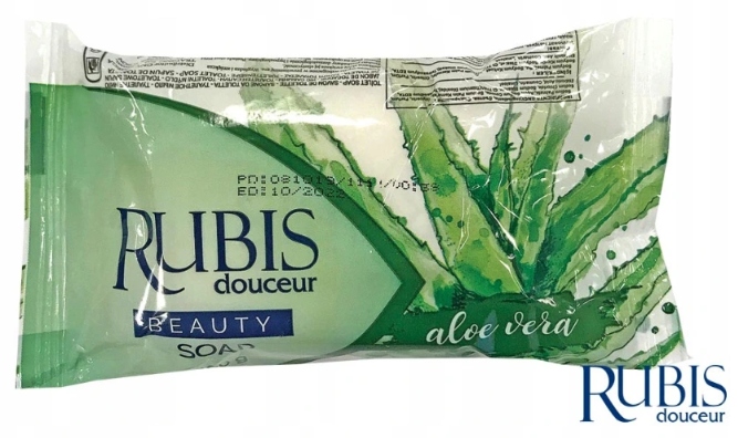 RUBIS MYDŁO W KOSTCE KREMOWE ALOES 100G X 96 SZT (8692624140495) • Cena ...