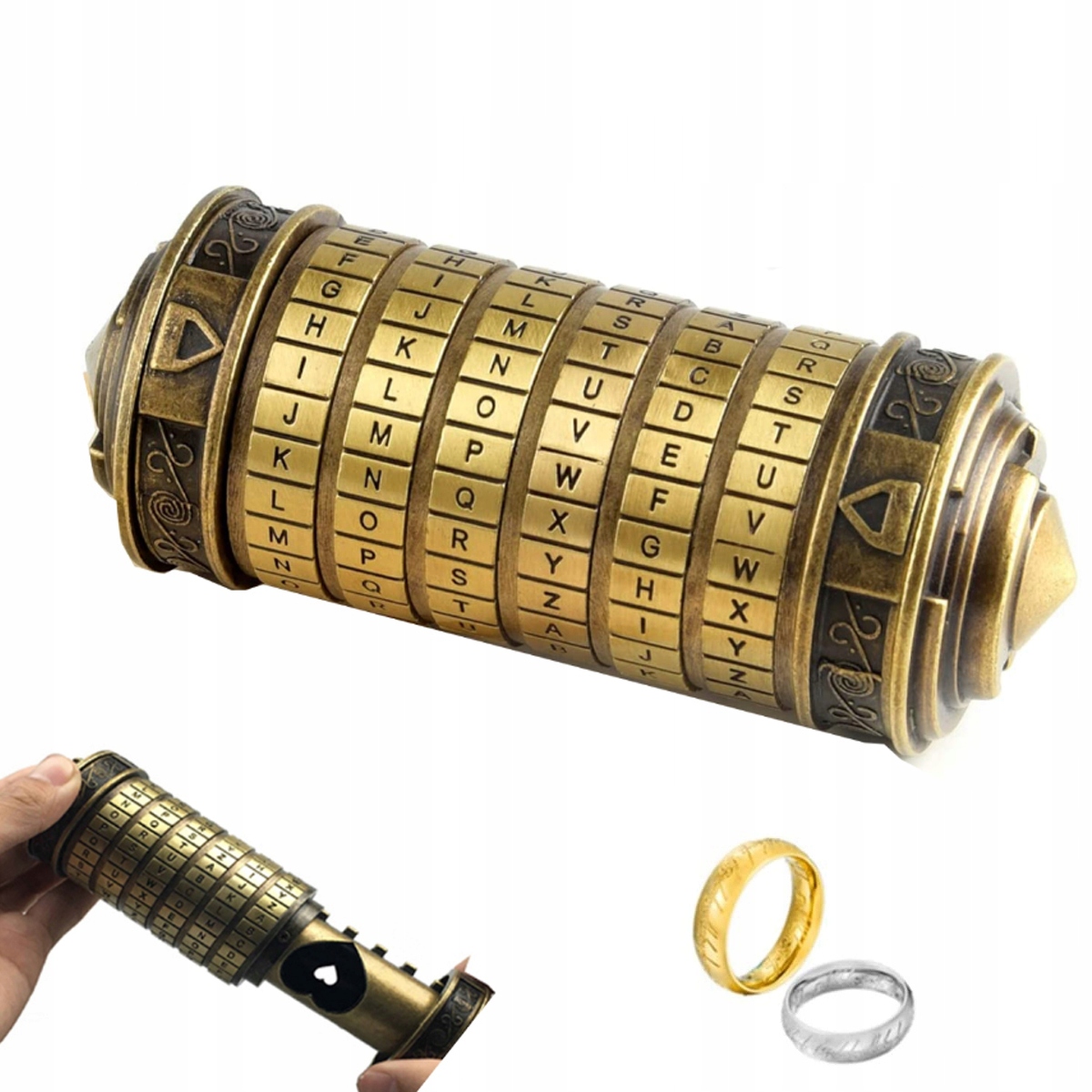 MINI CRYPTEX KÓD DÁ VINCI NA VALENTÝNA A NAROZENINY za 672 Kč - Allegro