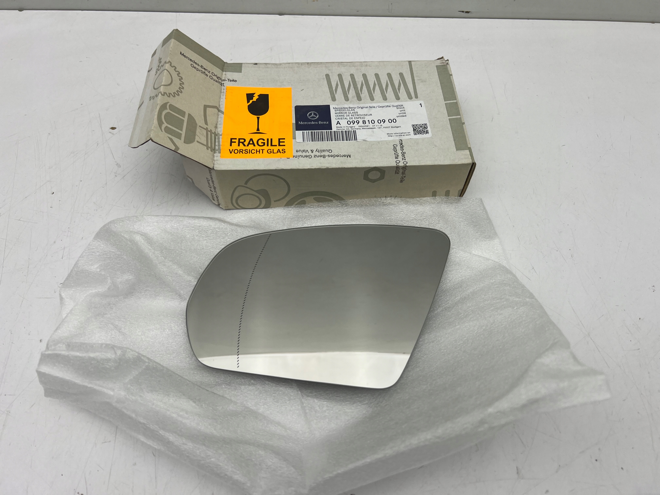 MERCEDES E-KLASA W213 WKŁAD LUSTERKA LUSTERKO LEWE ORYGINAŁ N OEM za ...