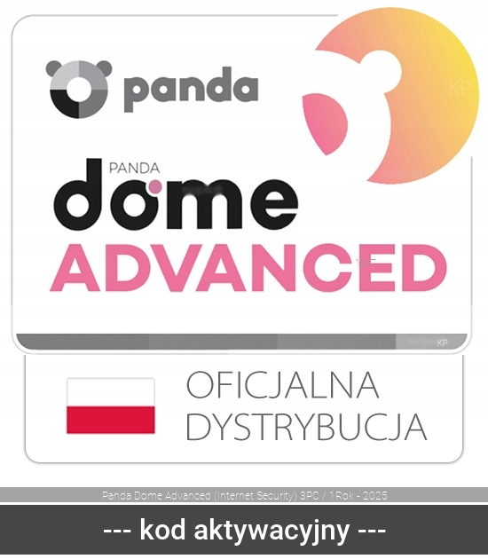 Panda Dome Advanced (Internet Security) 3PC / 1Rok - 2025 - Sklep ...