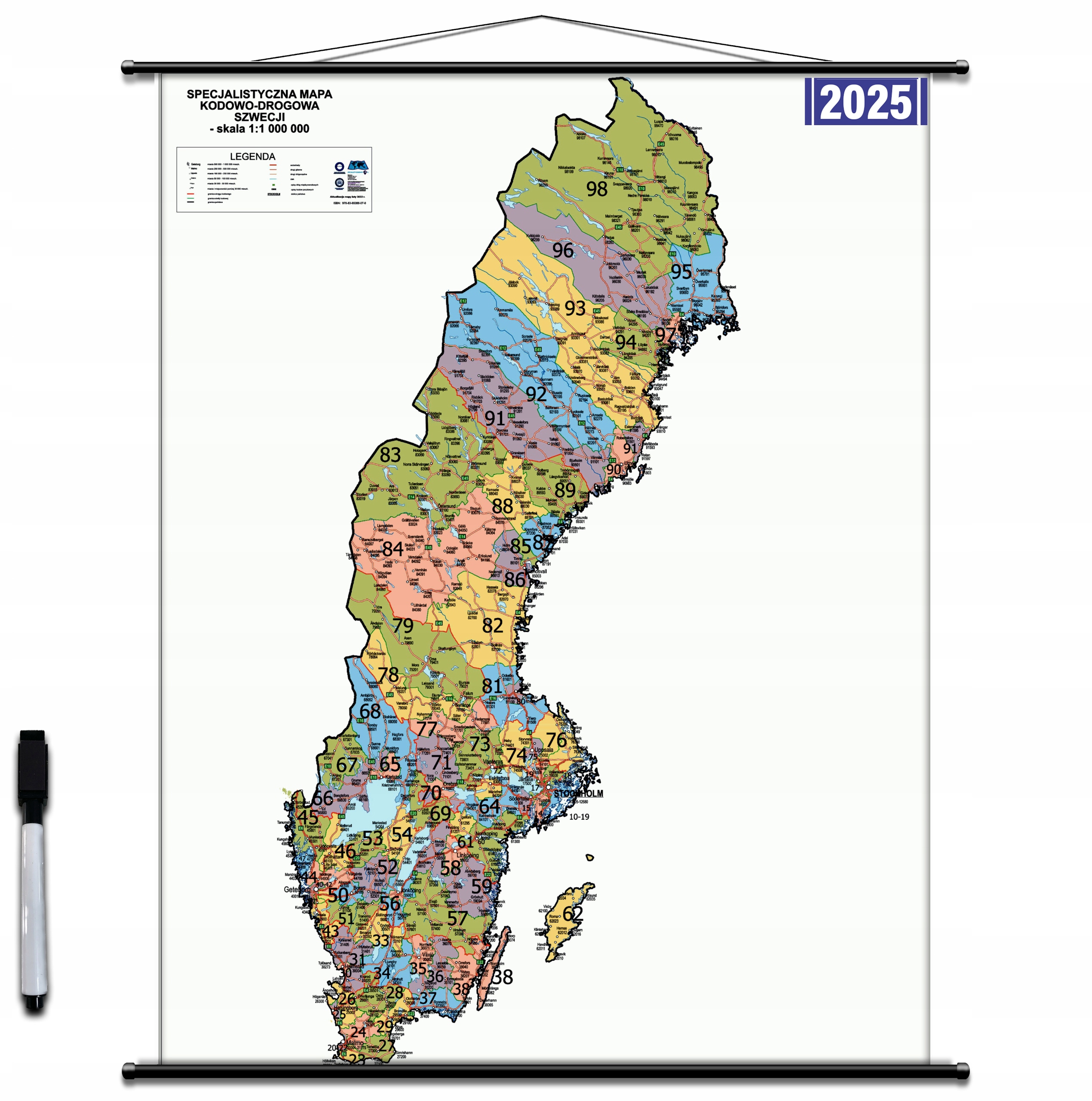 Mapa kodowo-drogowa Szwecji Praca zbiorowa - 269.90PLN - Allegro - Raty ...
