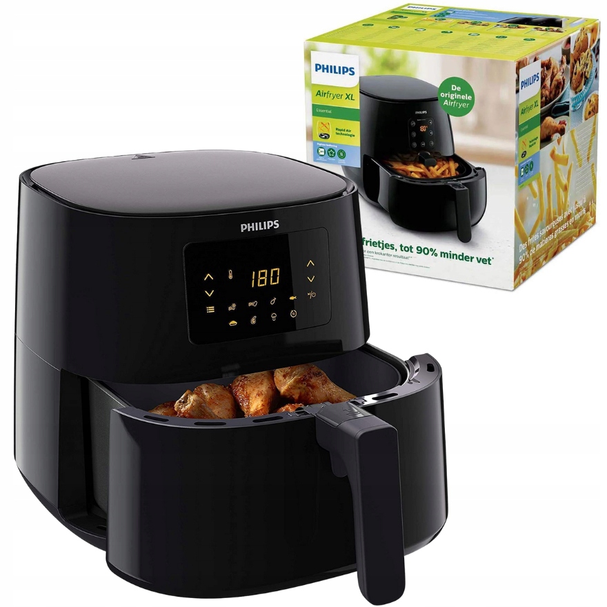 NOWA BEZTŁUSZCZOWA FRYTKOWNICA PHILIPS HD9270/90 XL AIRFRYER 6,2L ... NOWA BEZTŁUSZCZOWA FRYTKOWNICA PHILIPS HD9270/90 XL AIRFRYER 6,2L ...