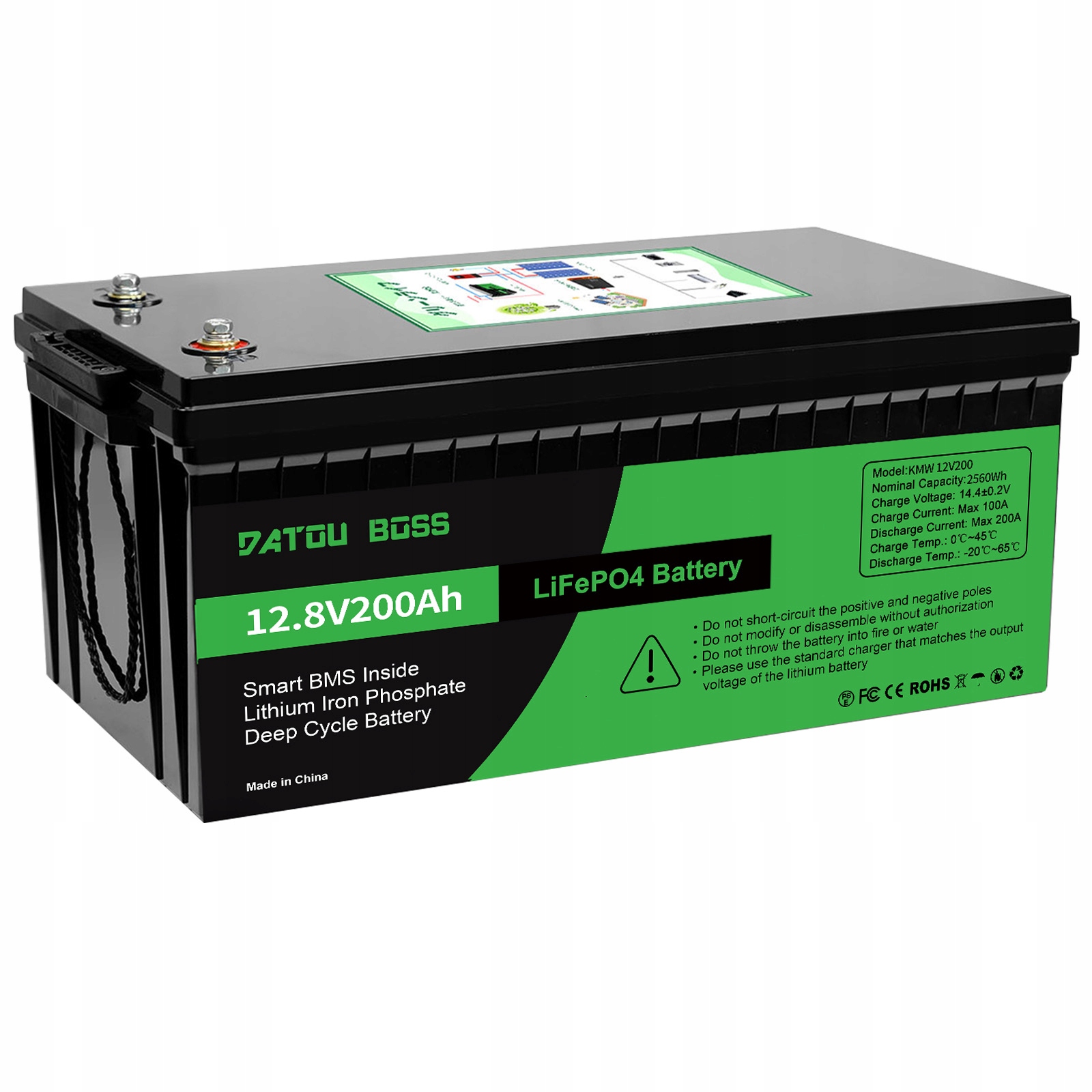 Datouboss Akumulator Lifepo4 12V 200Ah z 200A BMS - Sklep, Opinie, Cena w Allegro