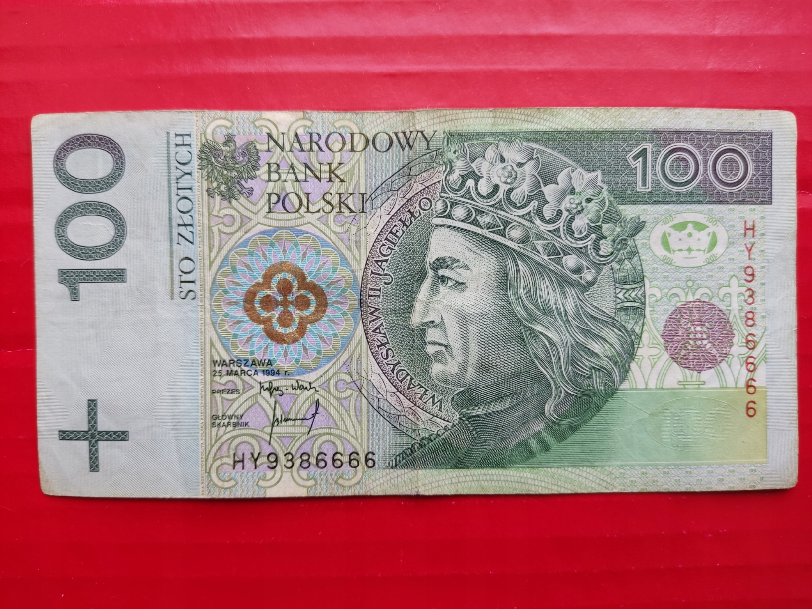 Banknot 100 zł 1994r *666* ! 13923545246 - Allegro.pl