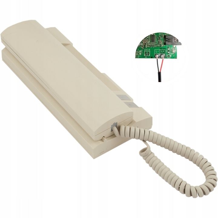 UNIFON 2ŻYŁOWY PROEL PC-512/BŻ CYFROWY DOMOFON INSTALACJA 2 ŻYŁOWA ...