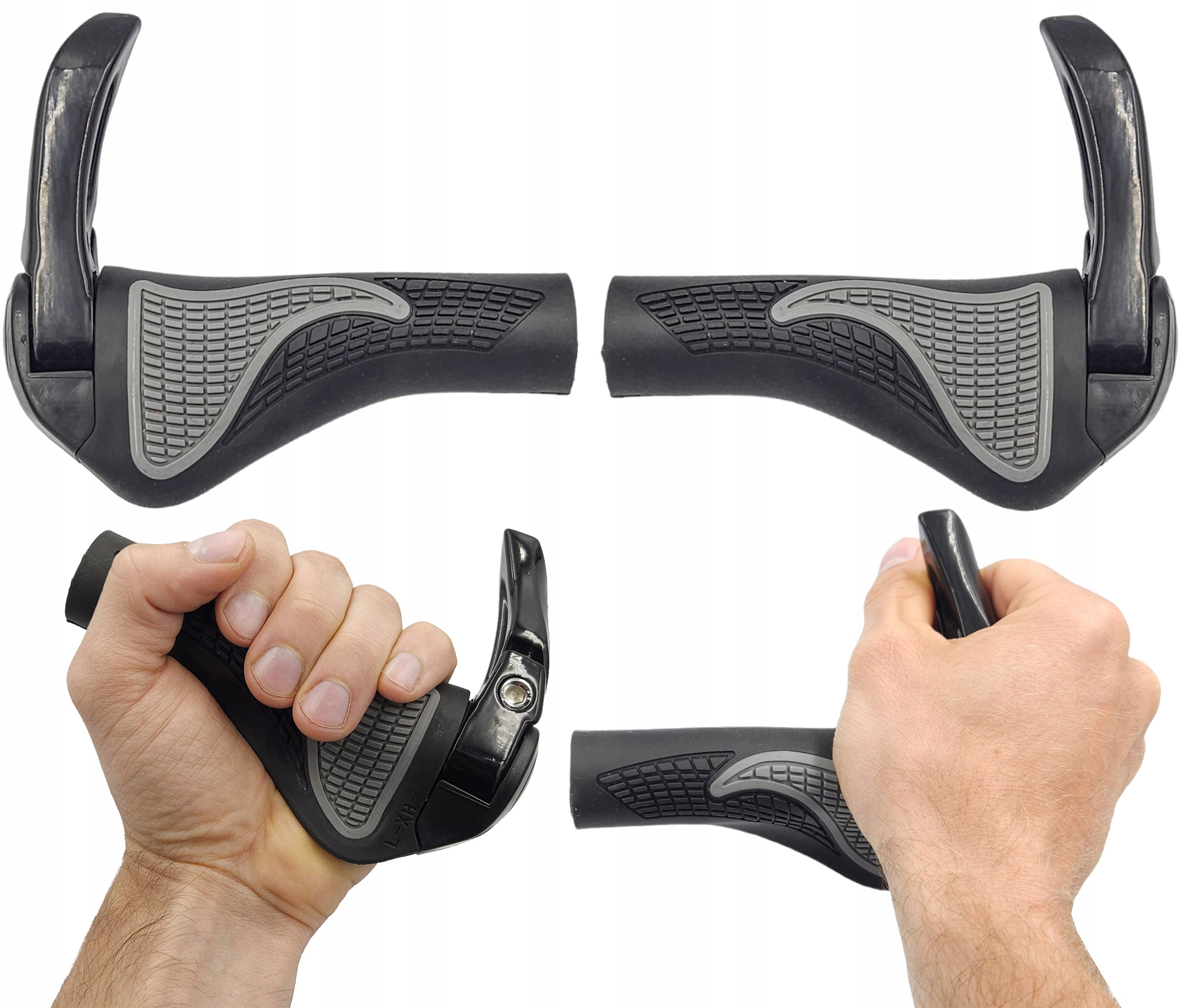 Gripy na kolo ergonomické kroucené ROGI, pár za 141 Kč - Allegro