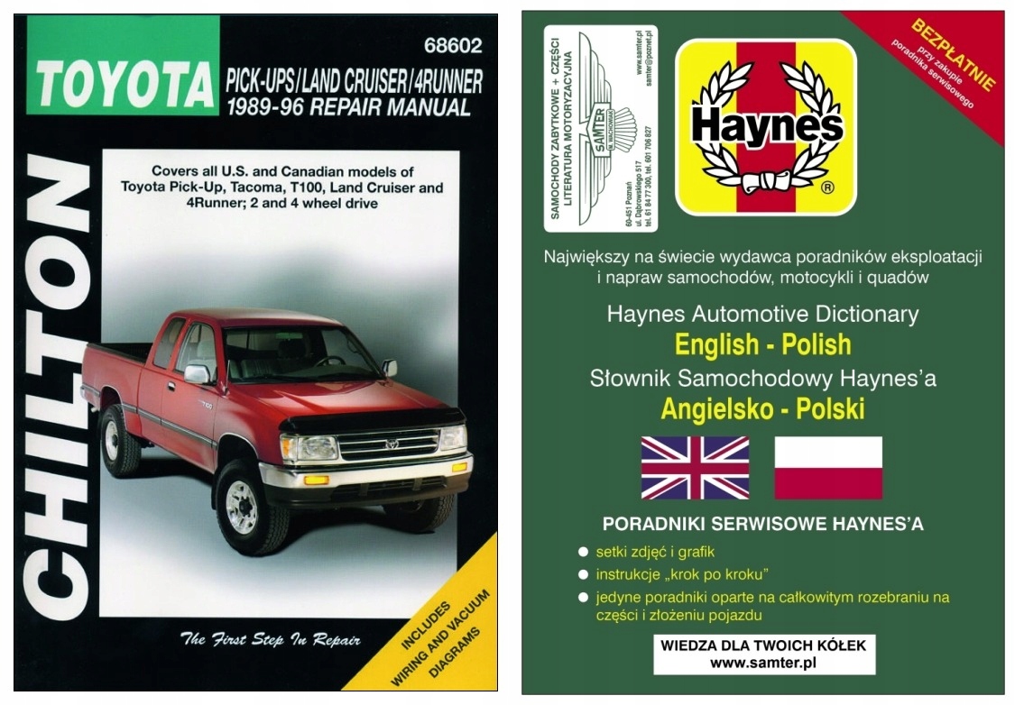 Toyota Pick-up / Land Cruiser / 4Runner (1989-1996) Chilton ...