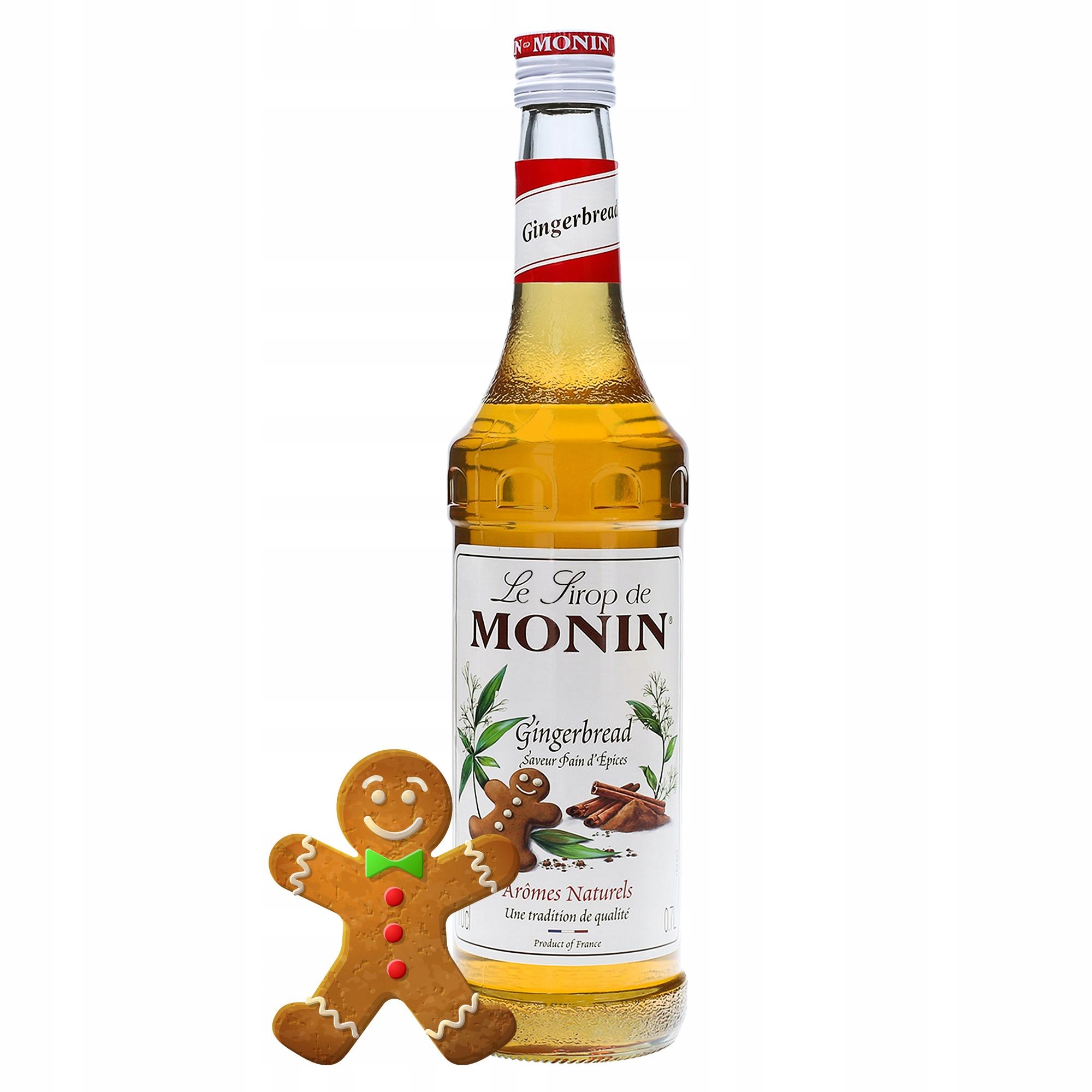 Syrop smakowy piernikowy świąteczny do kawy Monin Gingerbread 700ml ...