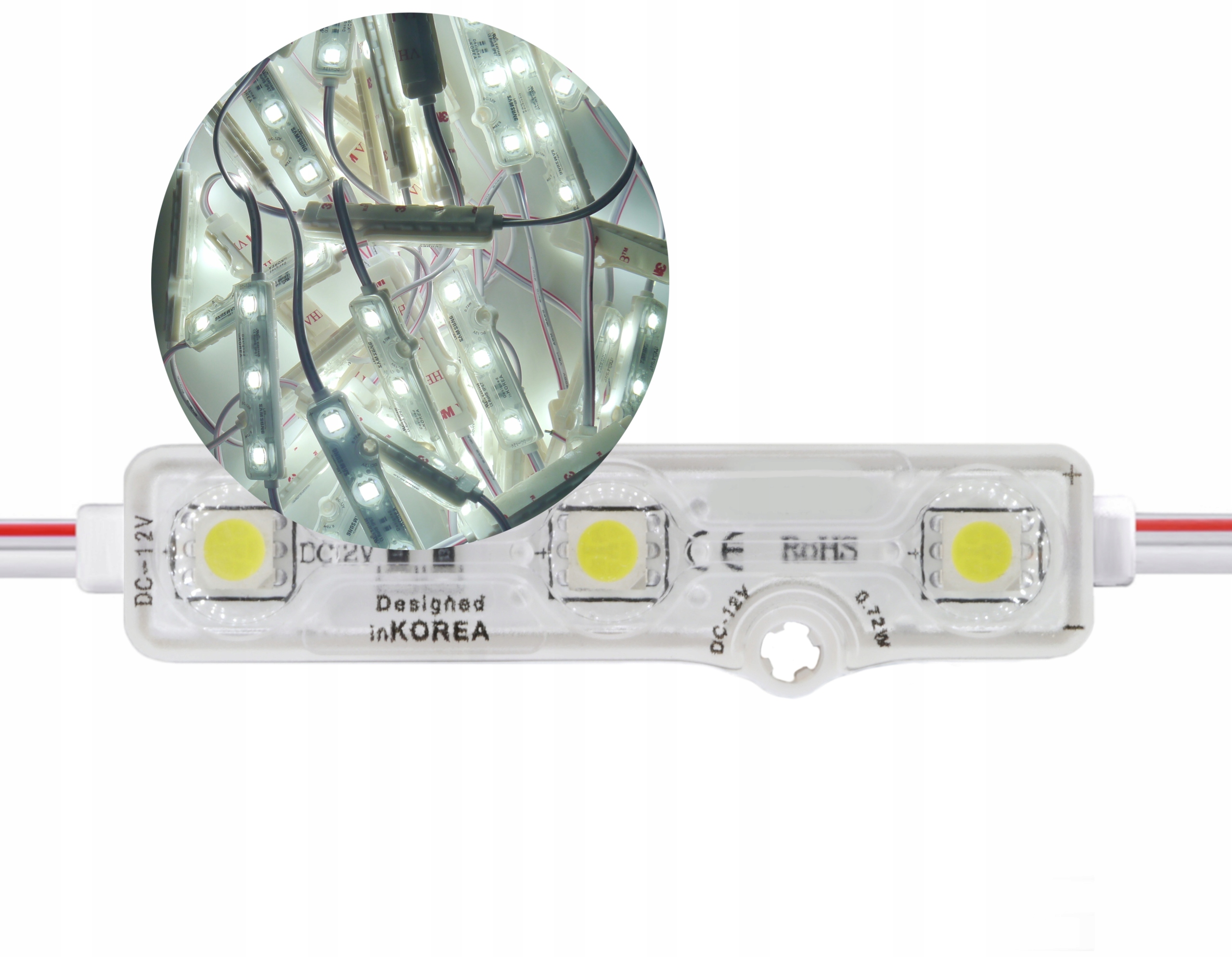 MODUŁ led diody EPISTAR biały zimny 12V 0,72W • Cena, Opinie • Źródła ...