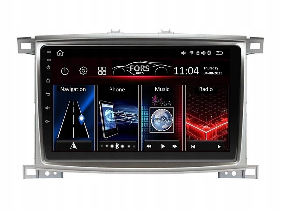 Rádio Android FS-Max4 Cruiser 100 2003-2008 4/32 CarPlay Android Auto ...