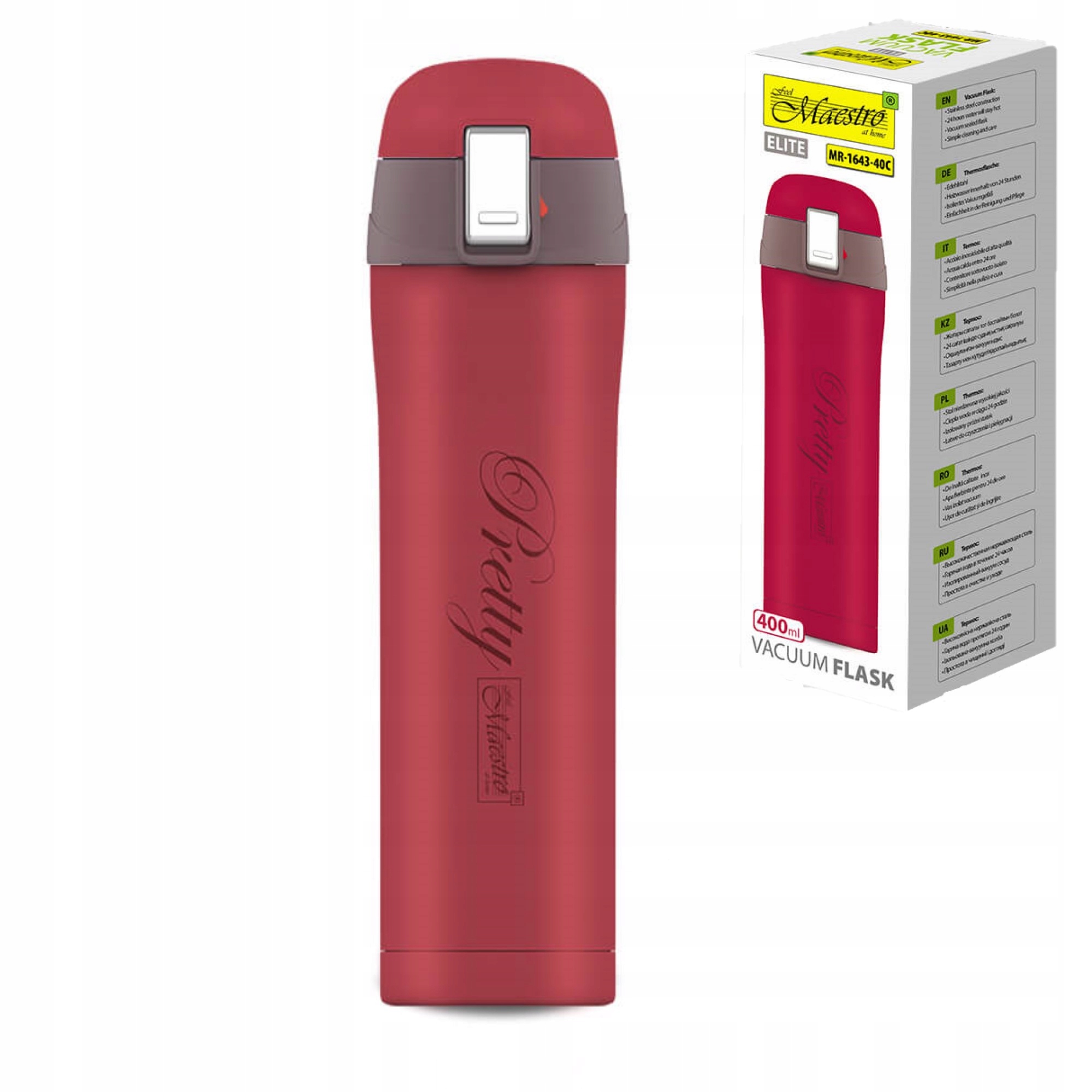 Kubek Termiczny na Kawę Herbatę z Blokadą 400ml Termos Pracy Szkoły ...