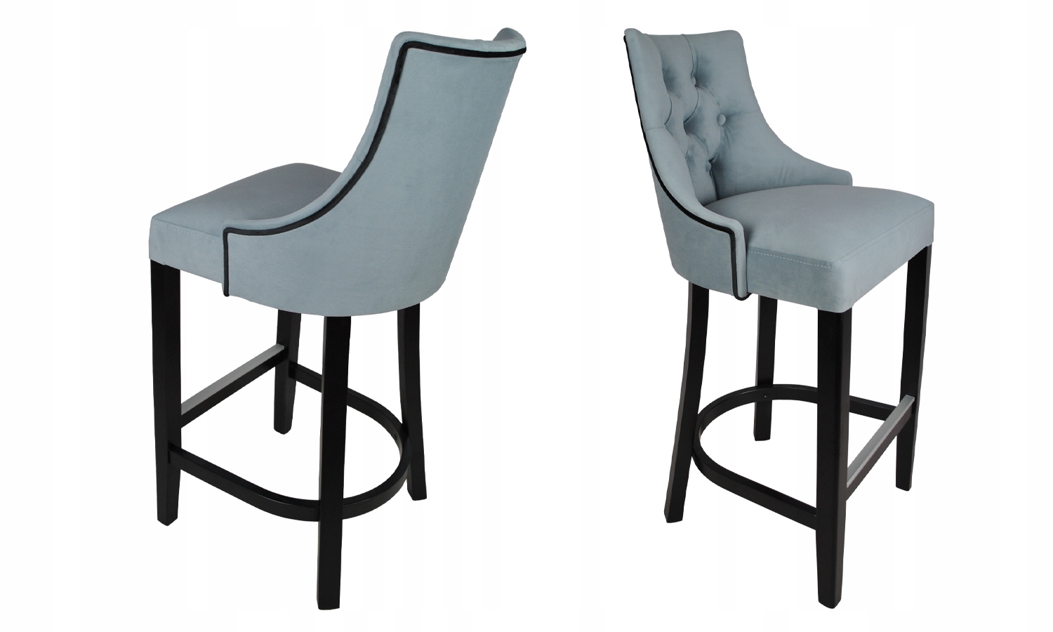 Hoker Galleo odcienie niebieskiego 117 cm tkanina (4062859004222) • Cena, Opinie • Hokery ...