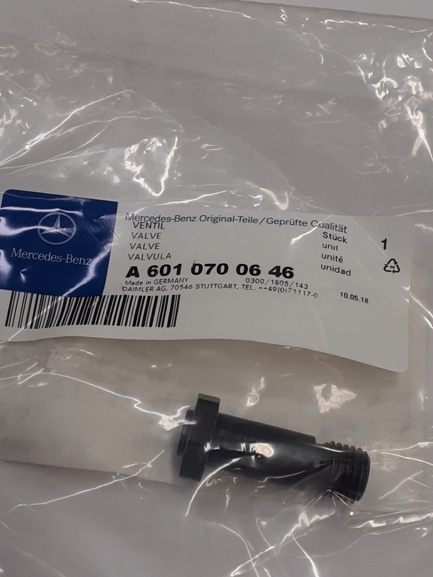 ORYGINALNY ZAWÓR ZWROTNY PALIWA MERCEDES-BENZ A6010700646 za 378 zł z ...